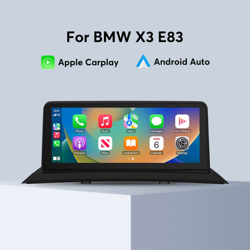 10.25″ Wireless CarPlay Android Auto For BMW X3 E83 2003-2010 Without ...