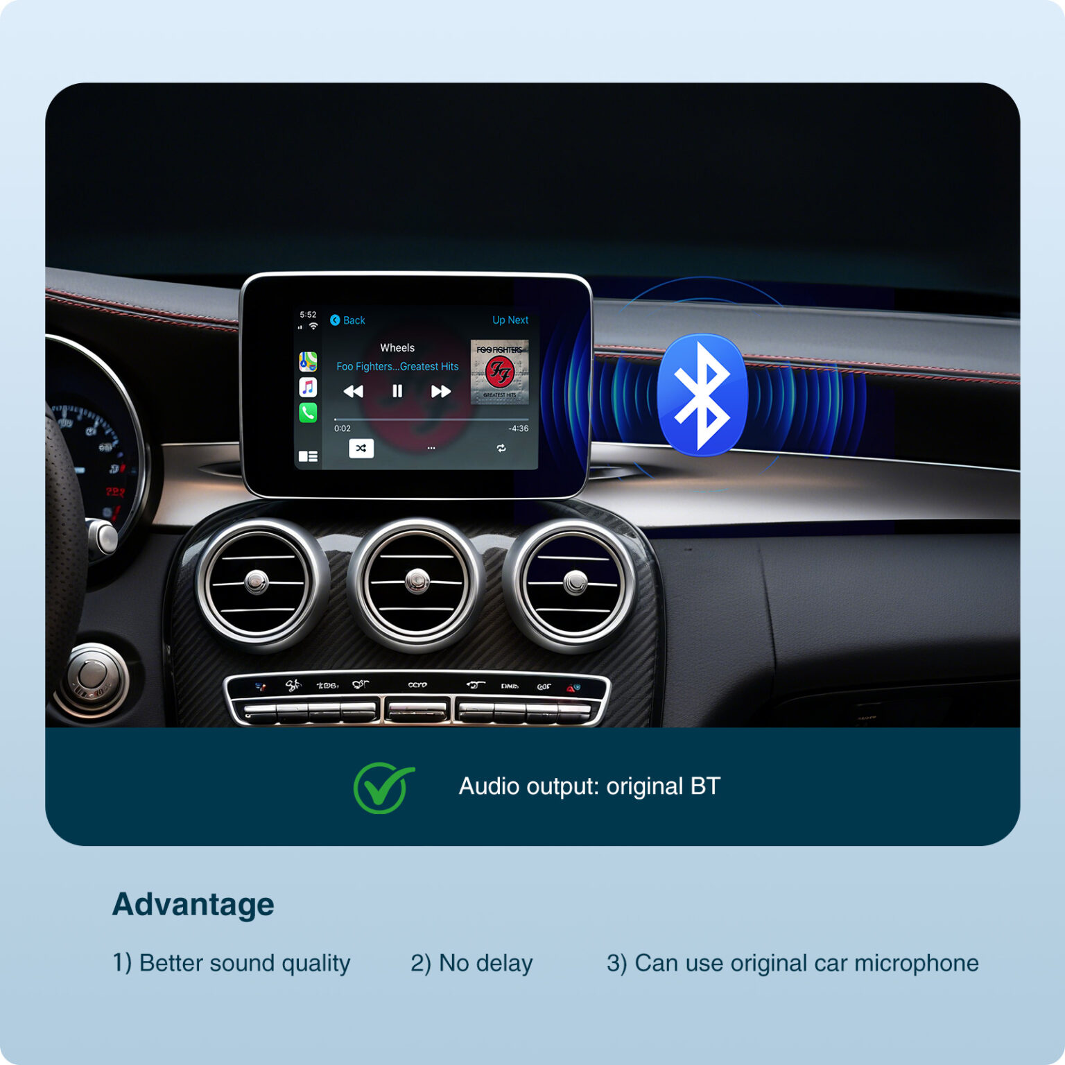 Andream MMI Interface for Mercedes NTG4.5/5.0 A B C E S Class GLA GLC ...
